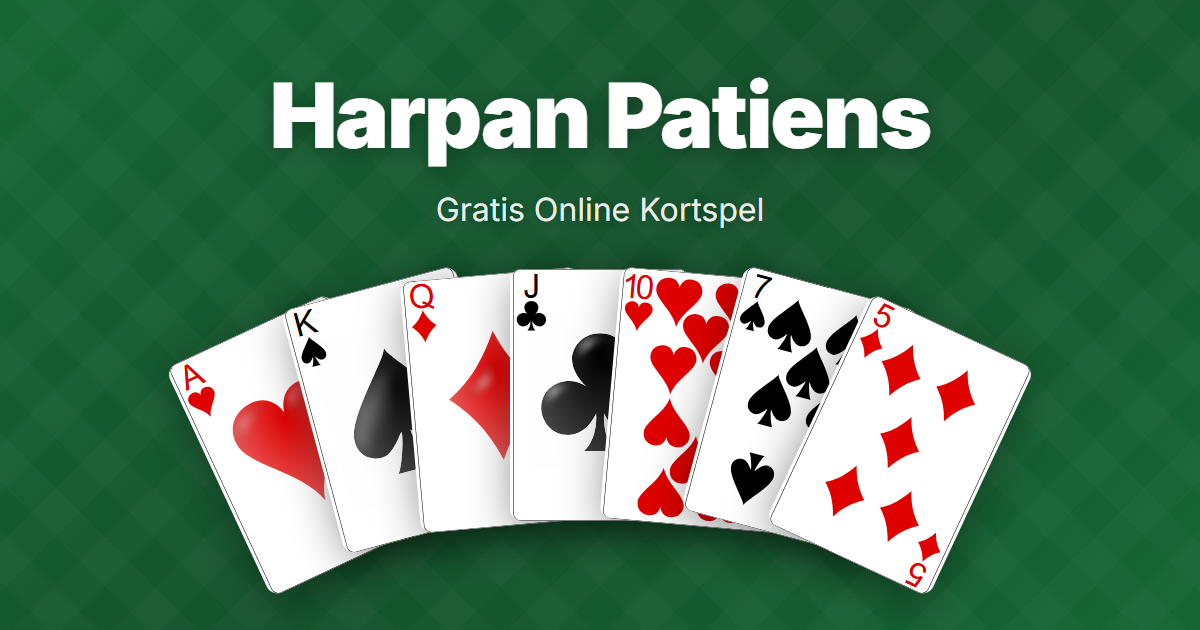 Harpan Patiens - Gratis Online Kortspel | Klondike Solitaire